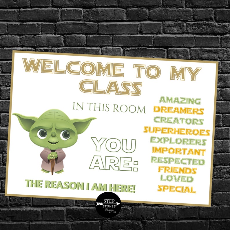 Star Wars Yoda Teacher Gift, Teacher Christmas Gift, Star Wars, Yoda ...