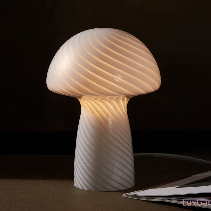 Murano Mushroom Lamp - Etsy