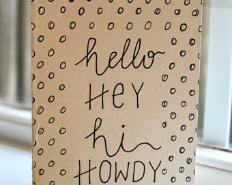 Hey ey Ey ey Card Everyday Card Funny & Punny Cards - Etsy