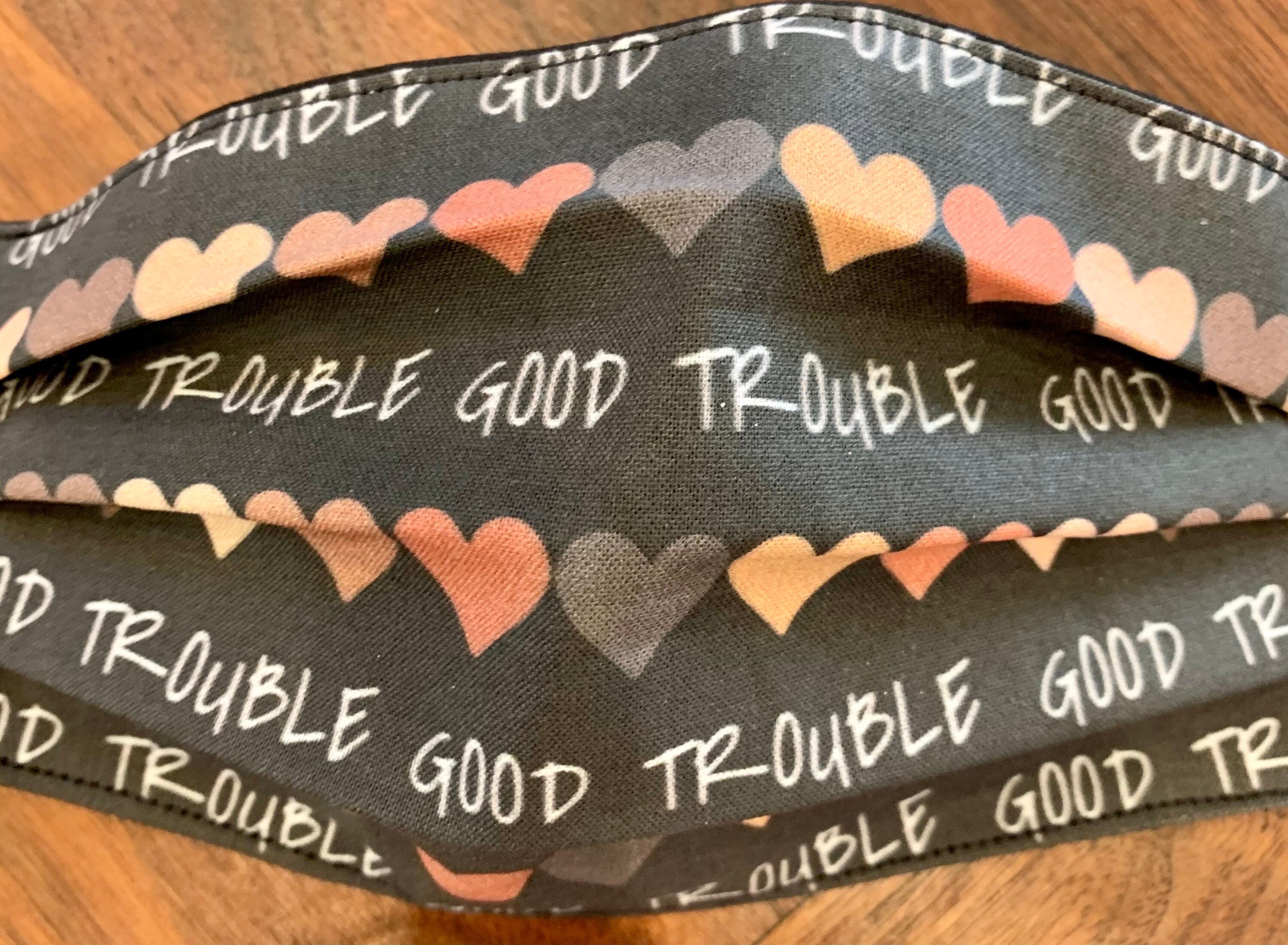 Good Trouble Face Mask Rep John Lewis Good Trouble - Etsy België