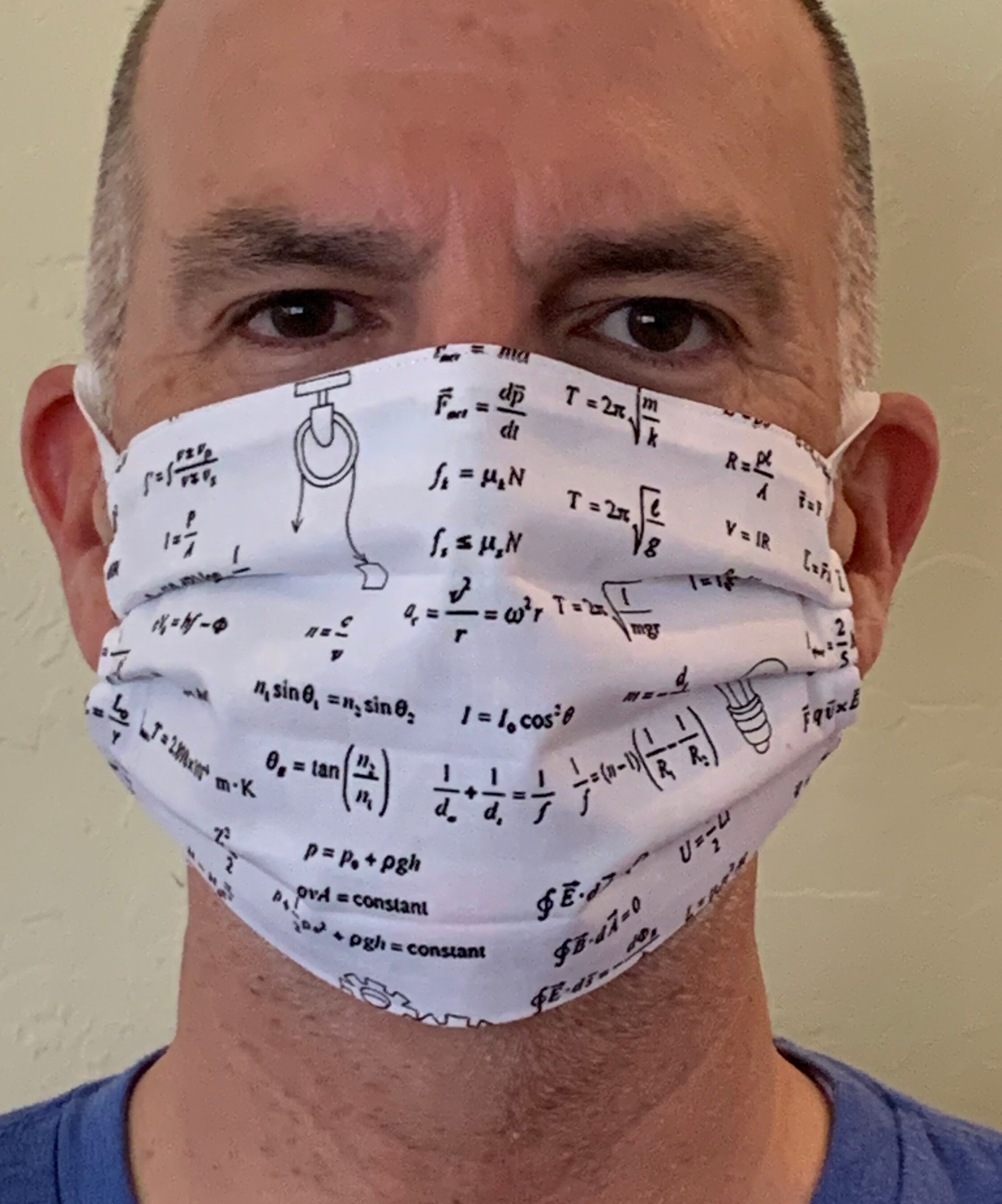 Face Mask Reversible Science Math Chemistry Biology Lab | Etsy