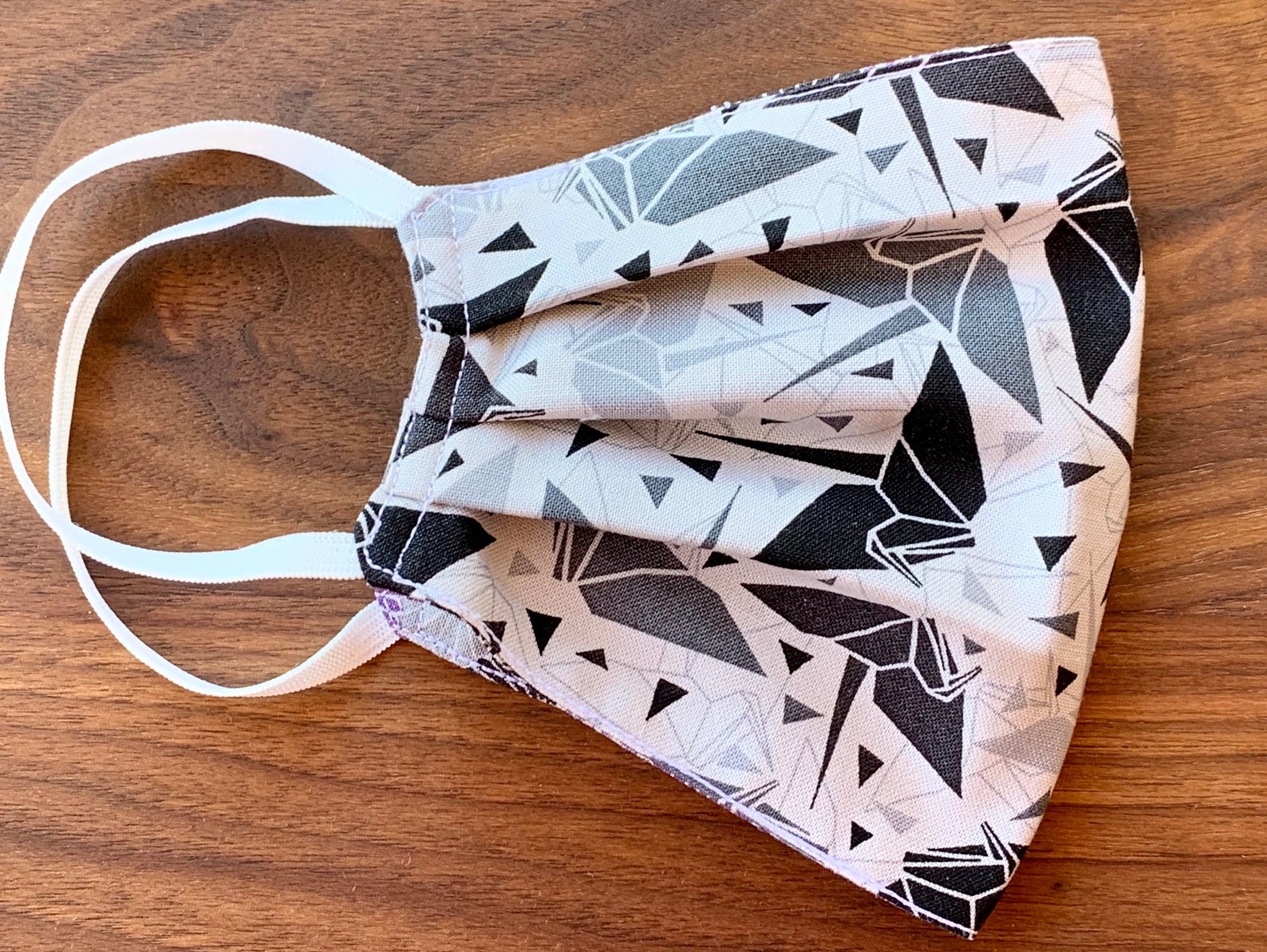 Face Mask Reversible Japanese Origami Crane Fabric and - Etsy