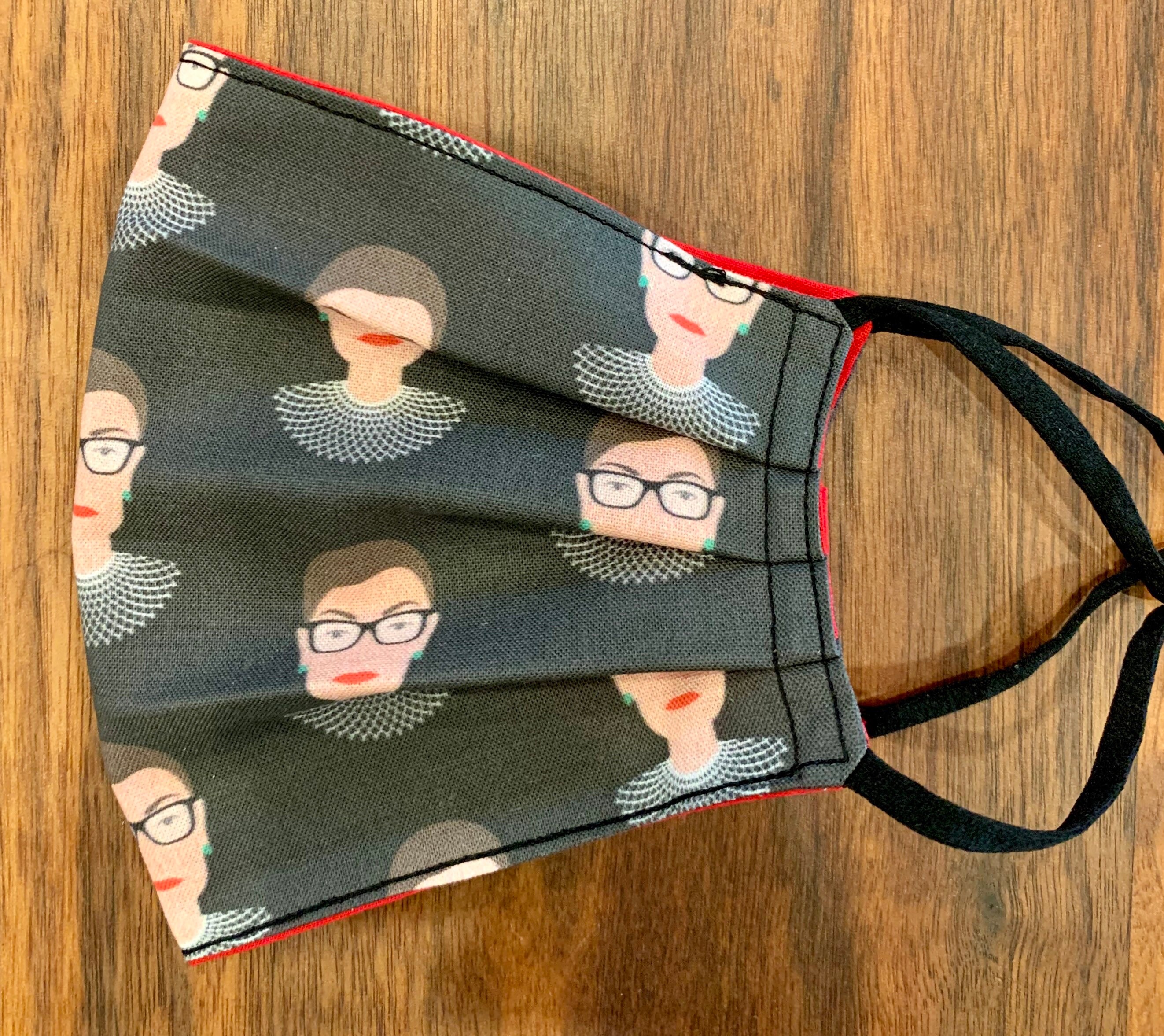 RBG Face Mask Ruth Bader Ginsburg Face Mask Lined in - Etsy