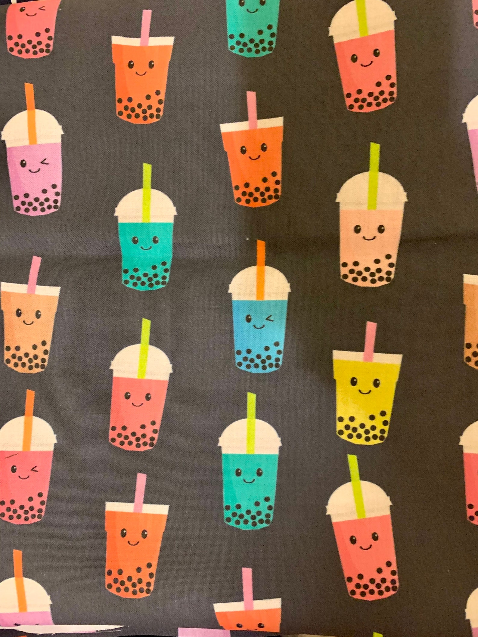 Face Mask Boba Tea Bubble Tea Face Mask 3 Sizes Adult - Etsy