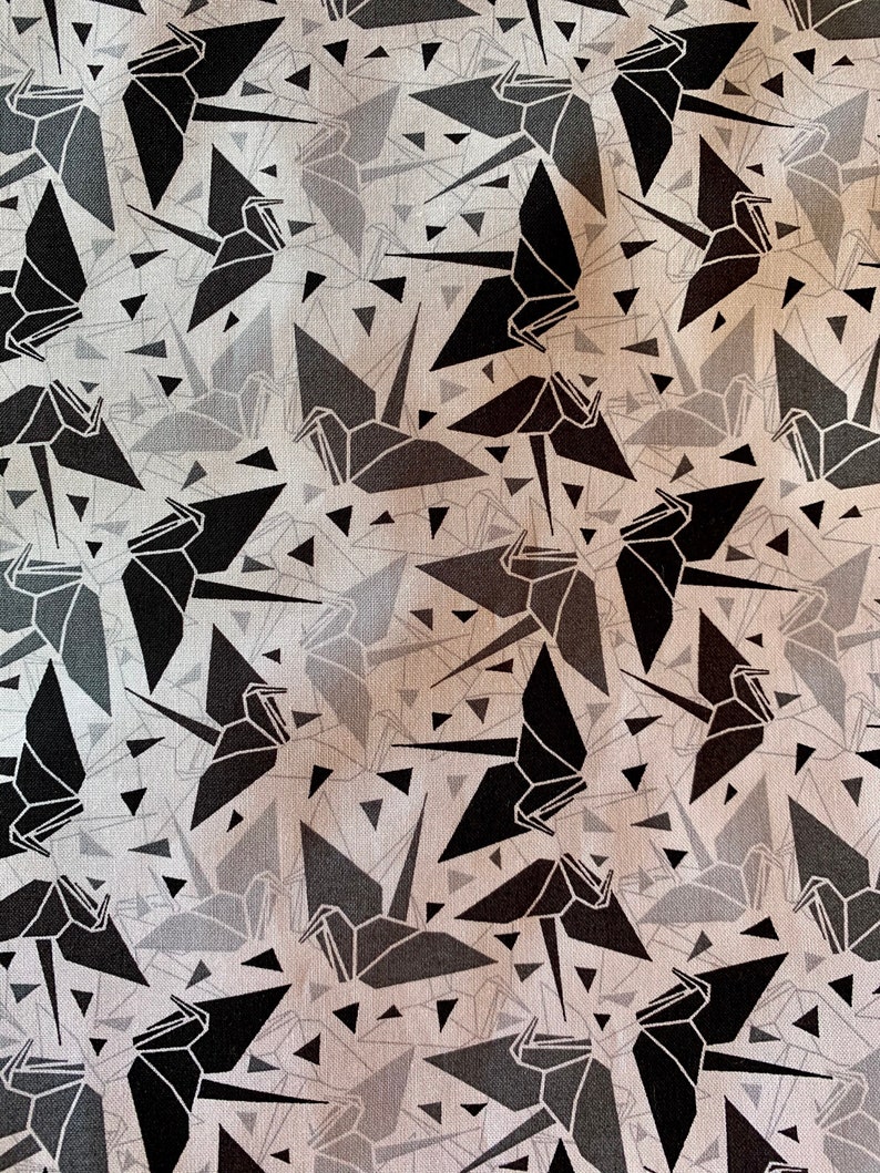 Face Mask Reversible Japanese Origami Crane Fabric and - Etsy