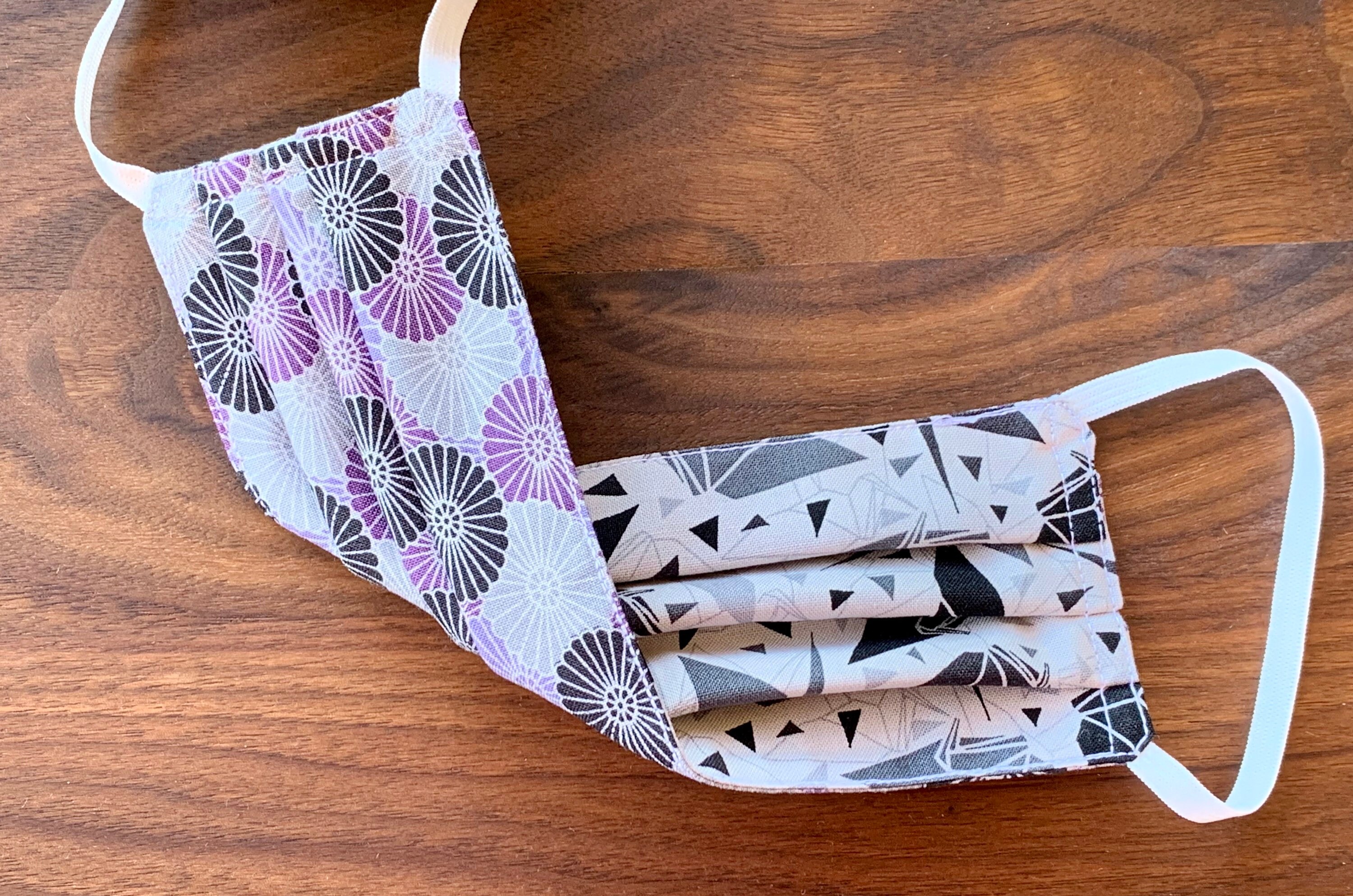 Face Mask Reversible Japanese Origami Crane Fabric and - Etsy