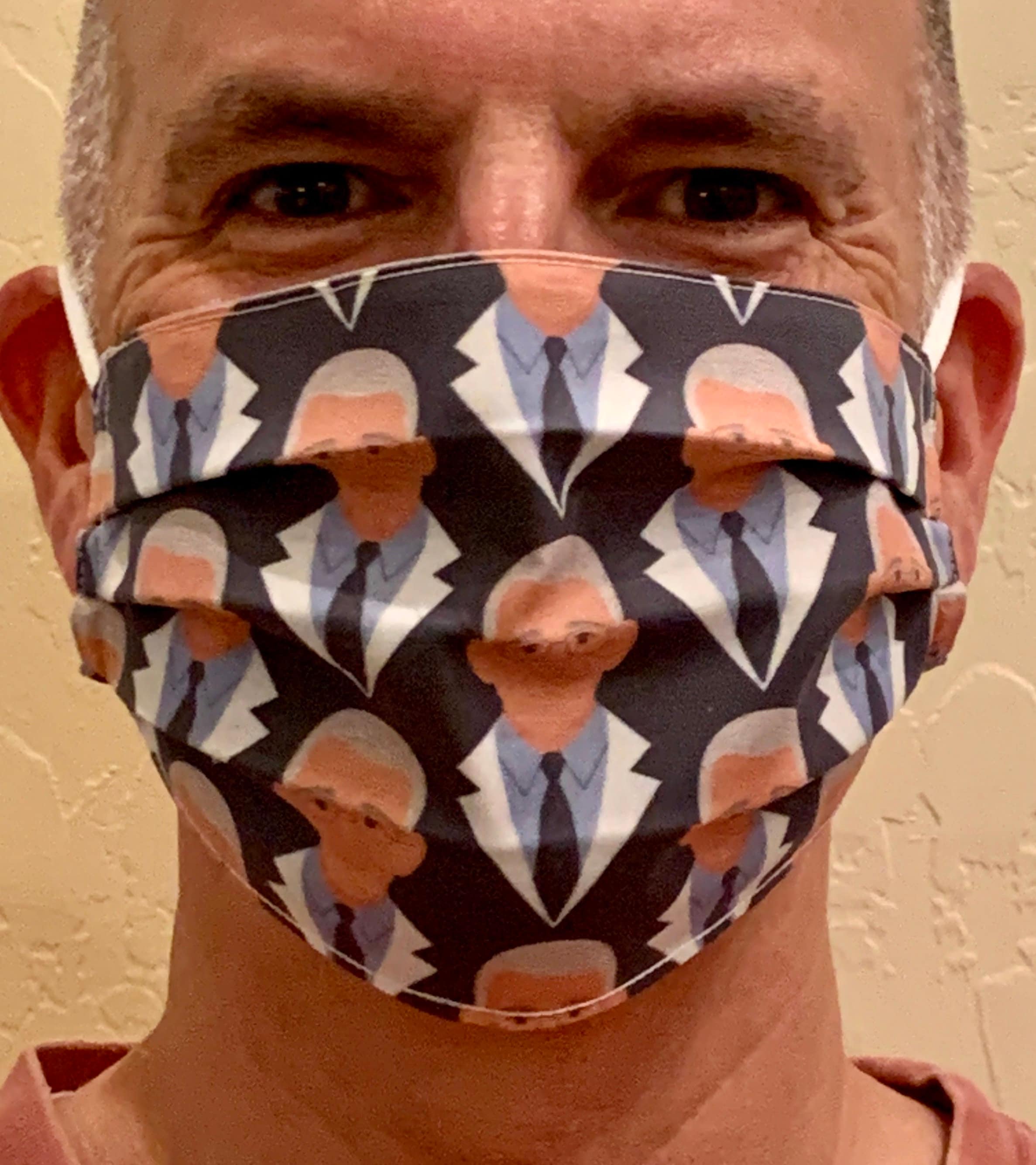 Dr. Anthony Fauci Face Mask Dr. Fauci Face Mask Lined in - Etsy