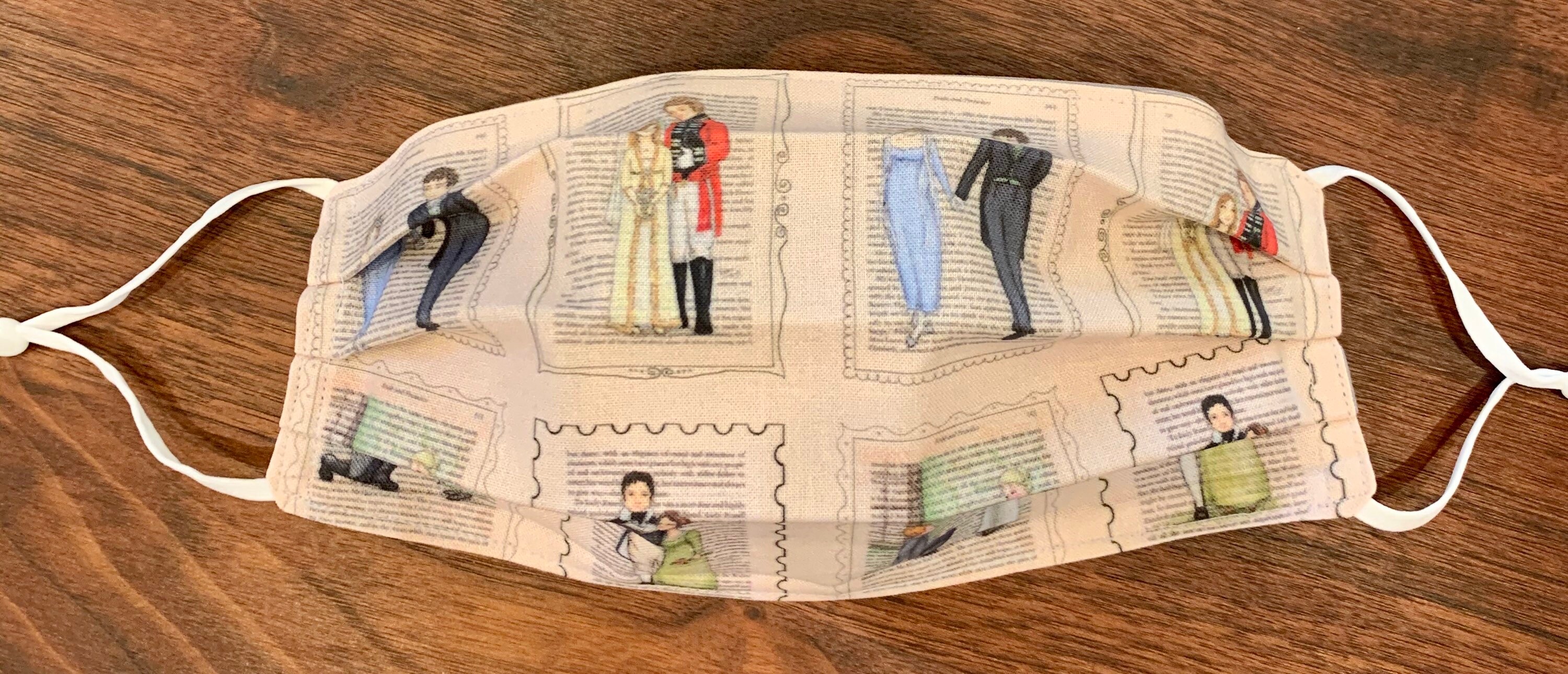 Jane Austen Face Masks Choose 1 2 or All 3 Face Masks - Etsy