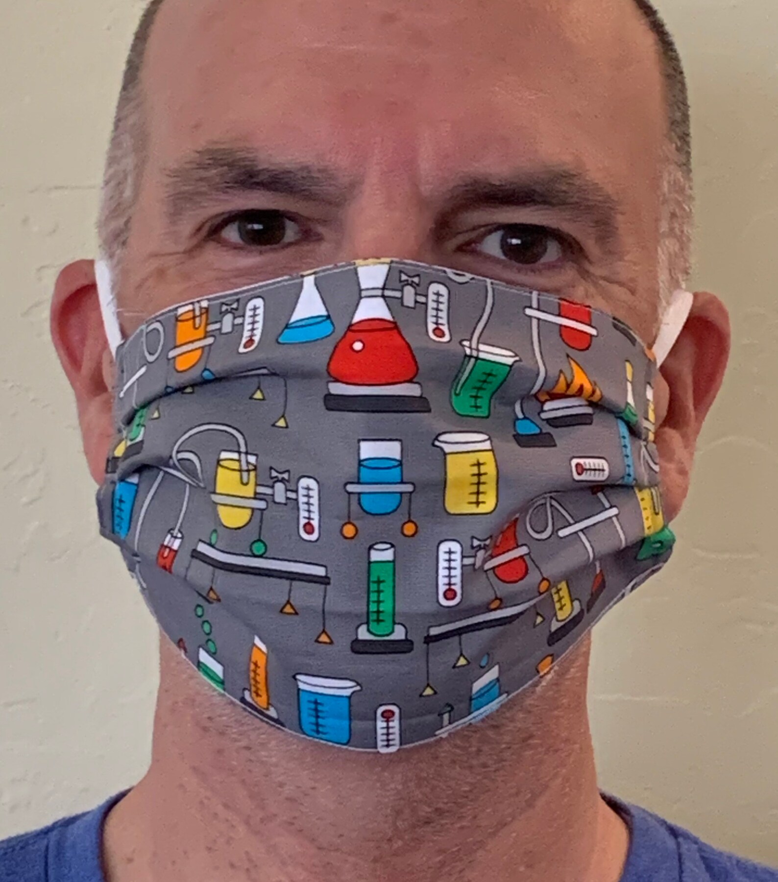 Face Mask Reversible Science Math Chemistry Biology Lab - Etsy