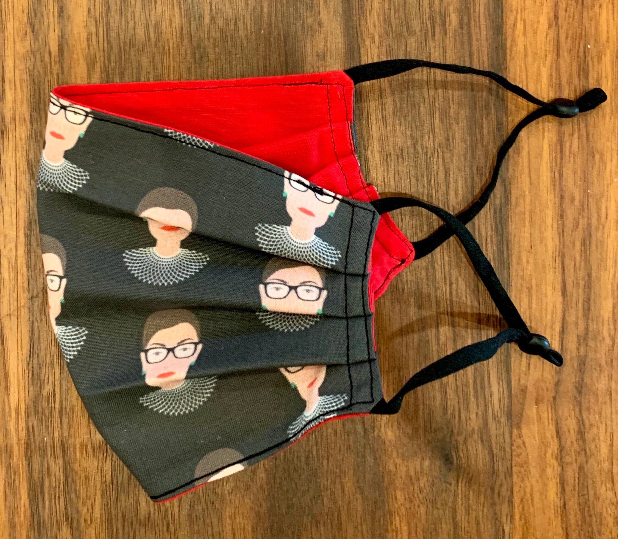 RBG Face Mask Ruth Bader Ginsburg Face Mask Lined in - Etsy