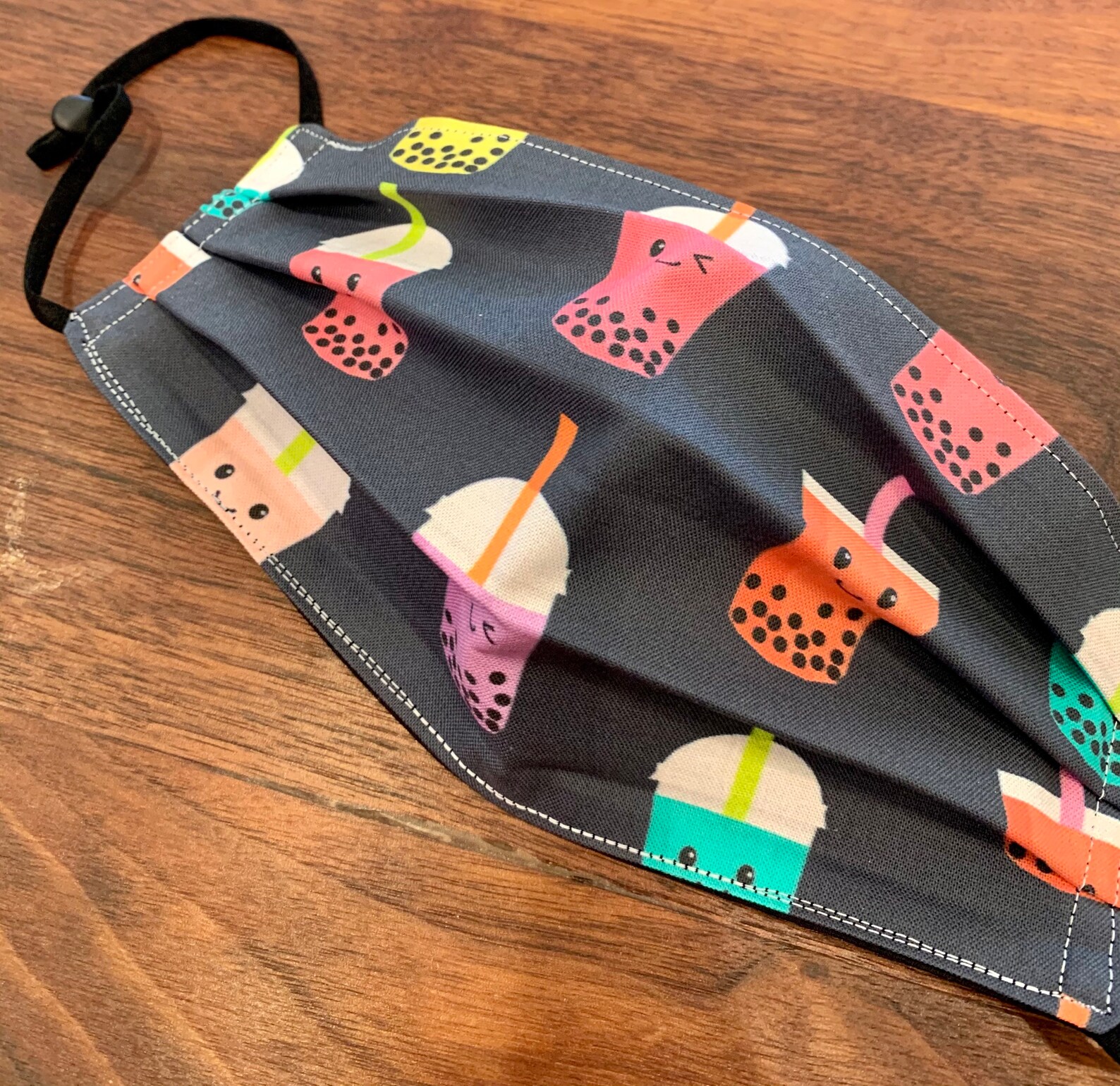 Face Mask Boba Tea Bubble Tea Face Mask 3 Sizes Adult | Etsy