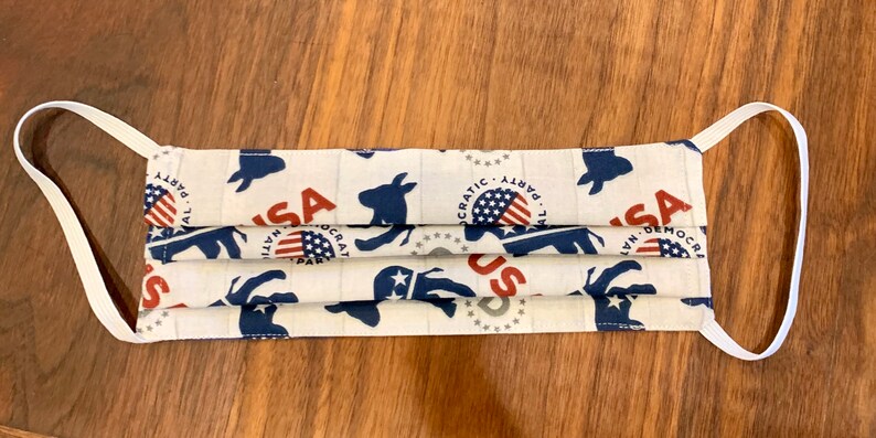 Vote Democrat Face Mask Democratic Political Party Face Mask - Etsy