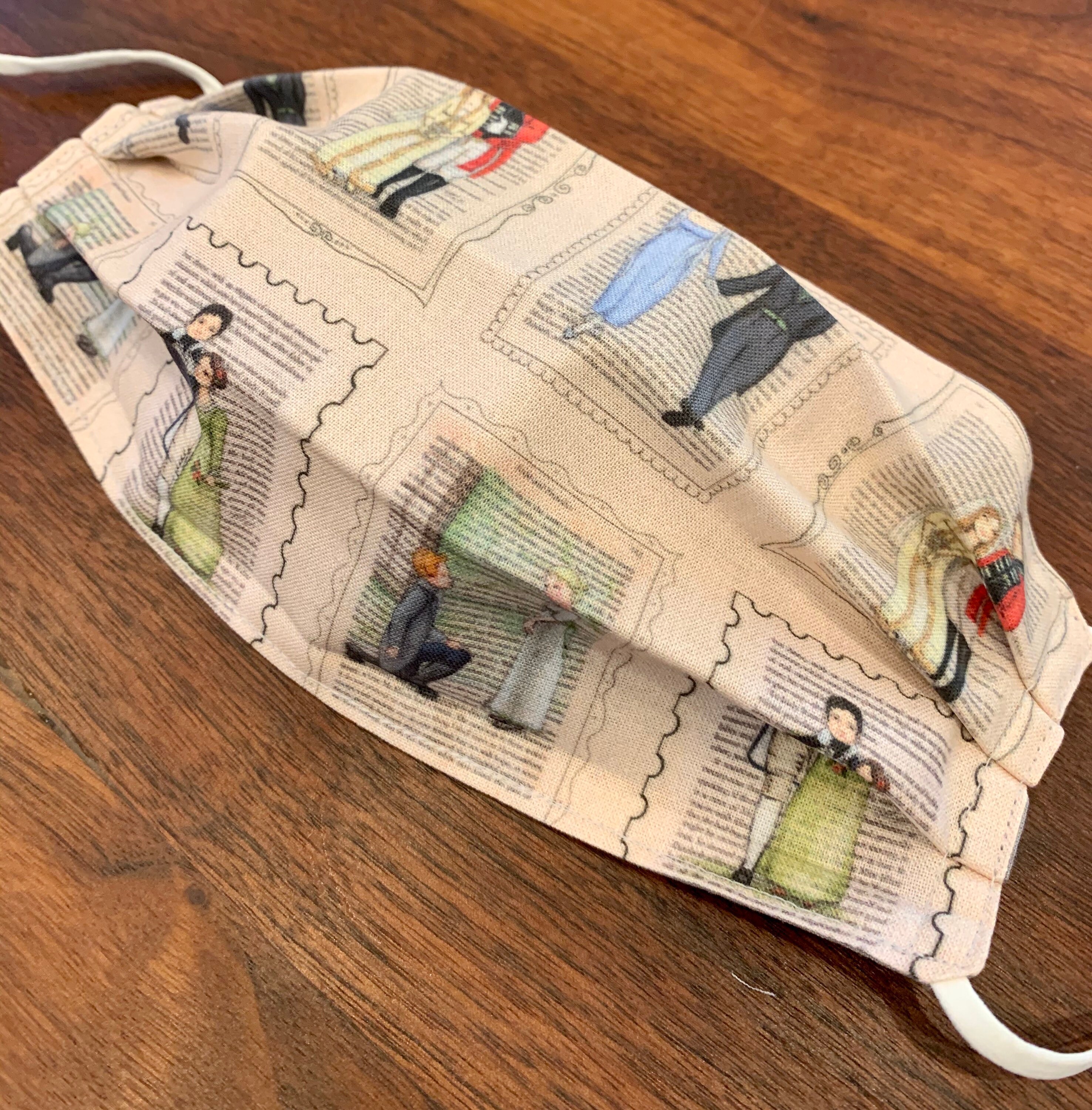 Jane Austen Face Masks Choose 1 2 or All 3 Face Masks - Etsy