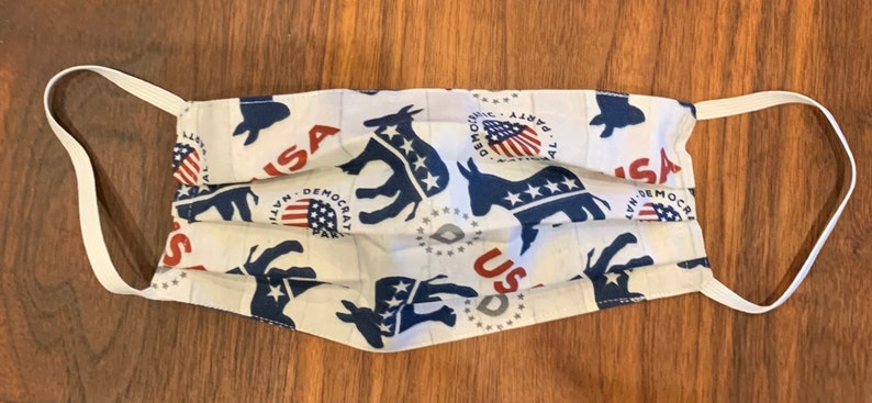 Vote Democrat Face Mask Democratic Political Party Face Mask - Etsy