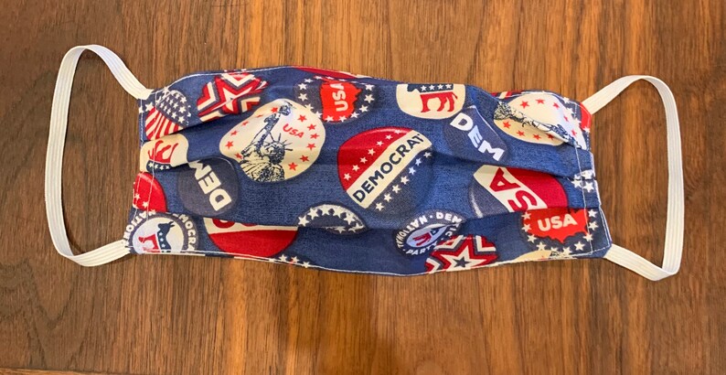 Vote Democrat Face Mask Democratic Political Party Face Mask - Etsy