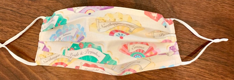 Jane Austen Face Masks Choose 1 2 or All 3 Face Masks - Etsy