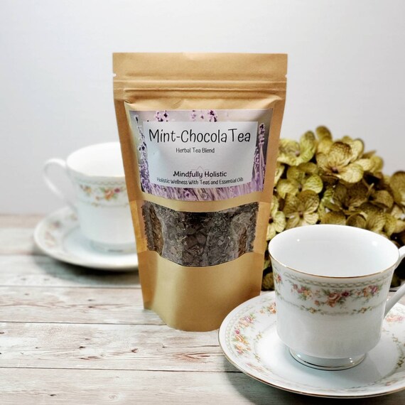 Chocolate Peppermint Loose Leaf Tea Herbal Loose Leaf Tea | Etsy