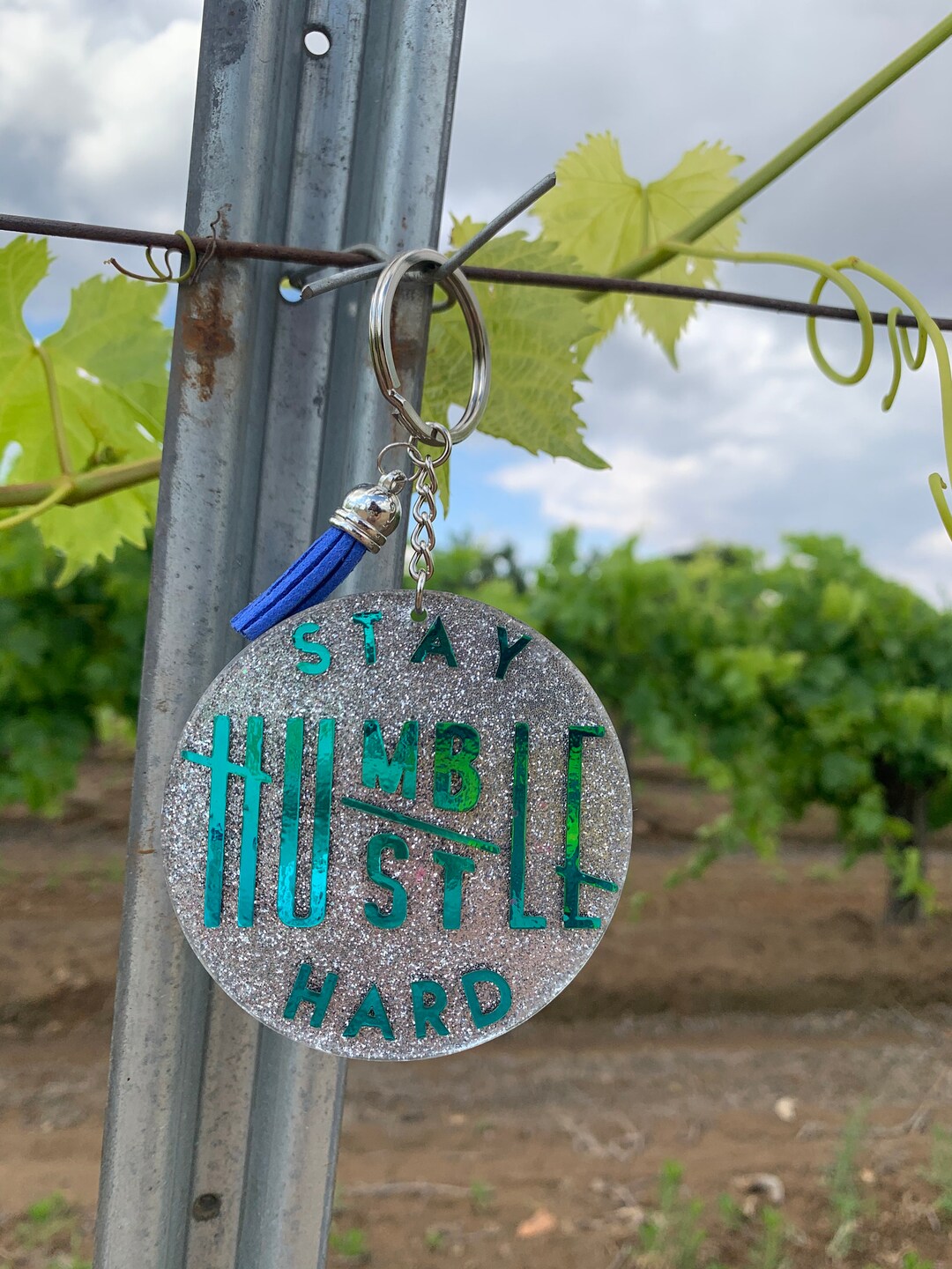 Stay Humble Hustle Hard Keychain - Etsy España