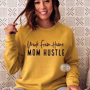 Work From Home Mom Hustle Mom Boss SVG Motivated Mompreneur - Etsy