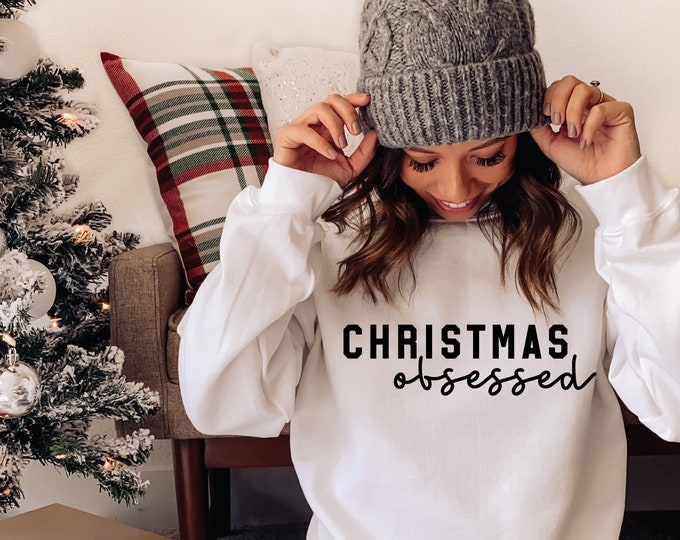 Christmas Obsessed SVG PNG Merry Christmas Pillow Svg - Etsy