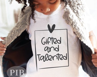 Gifted and Talented Svg - Etsy