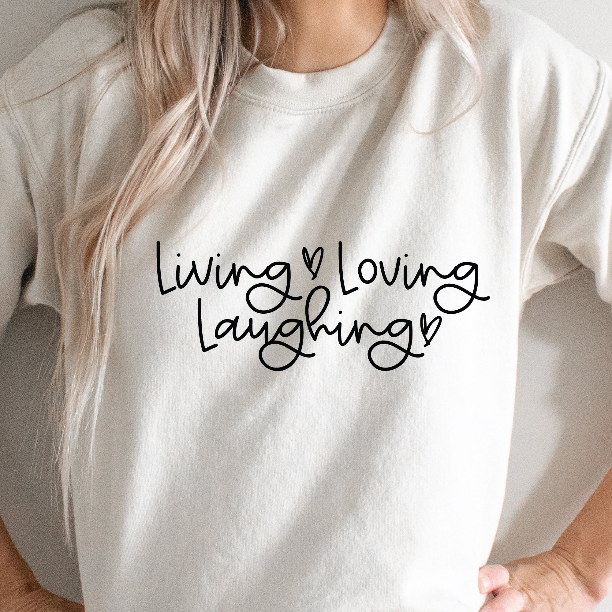 Living Loving Laughing SVG Love Png Svg Files for Cricut - Etsy