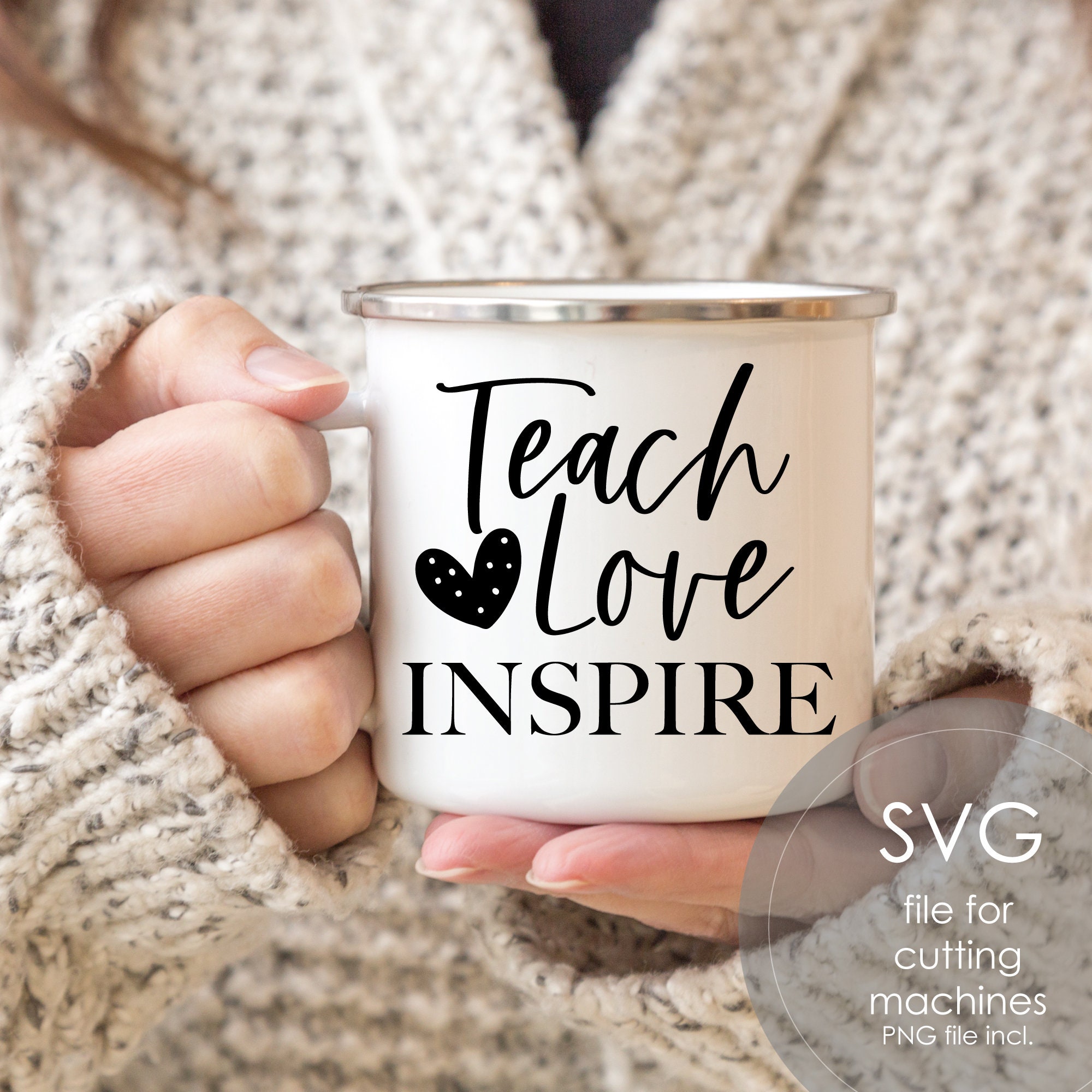 Teach Love Inspire Svg Teacher Svg Teacher Appreciation Svg - Etsy