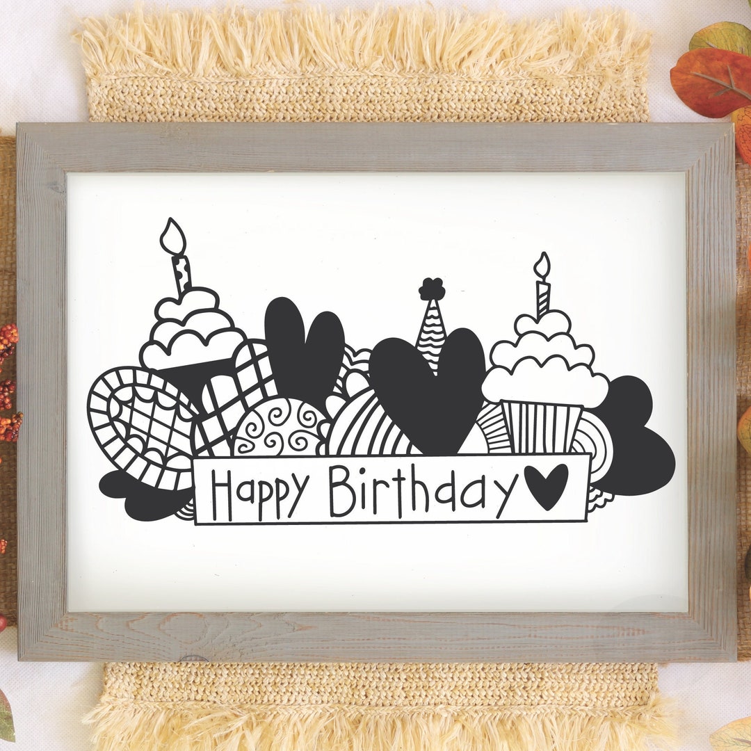 Happy Birthday Svg Png Birthday Girl Svg Birthday Sign Svg - Etsy Australia