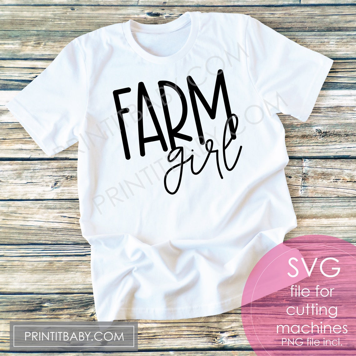 Farm Girl SVG Farm SVG Farming SVG Farm Mom Svg Farmer Svg - Etsy