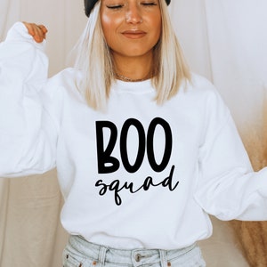 Halloween SVG PNG Boo Squad Svg Funny Kid Halloween Shirt Fall Svg PNG ...