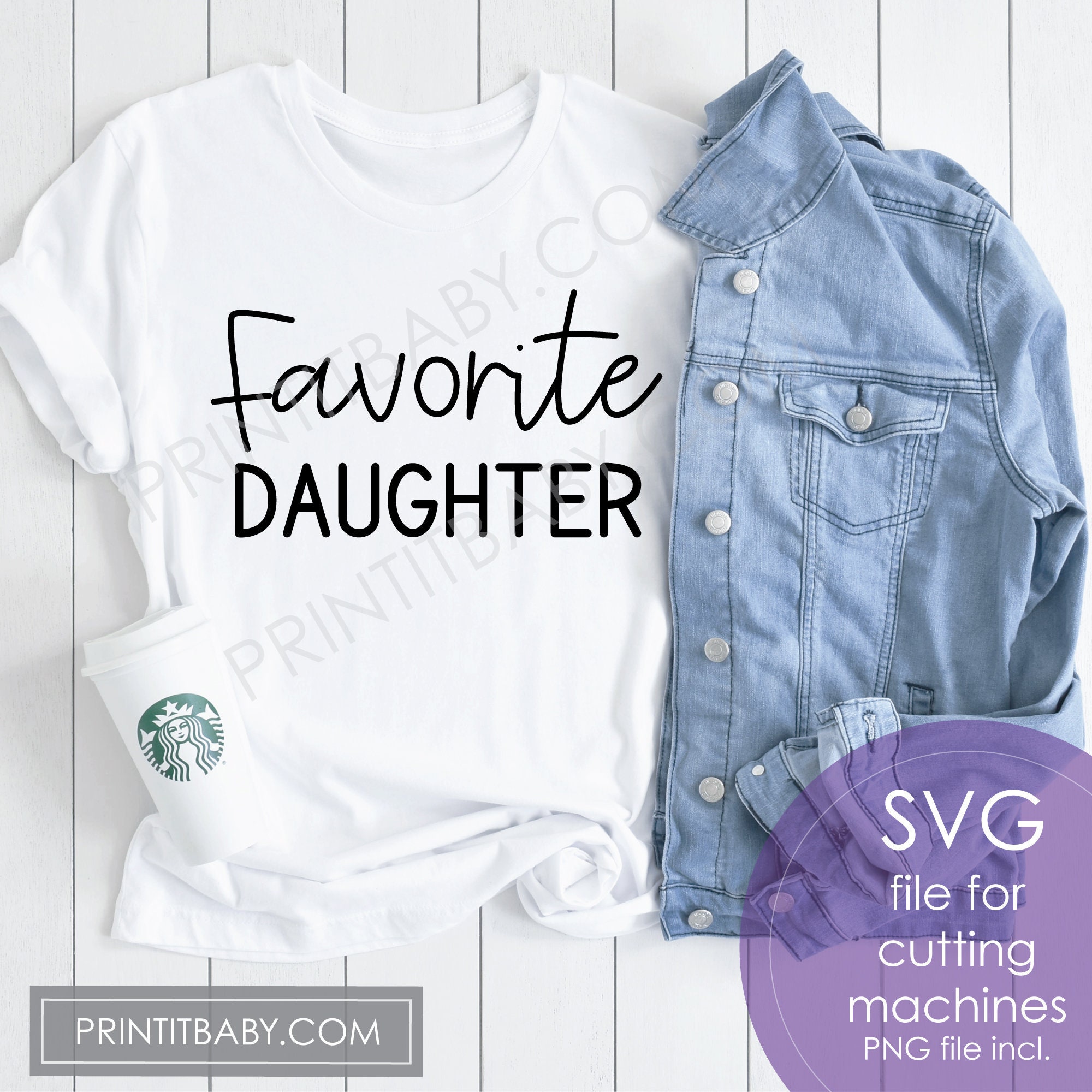 Favorite Daughter SVG Mom's Favorite SVG Daughter SVG - Etsy