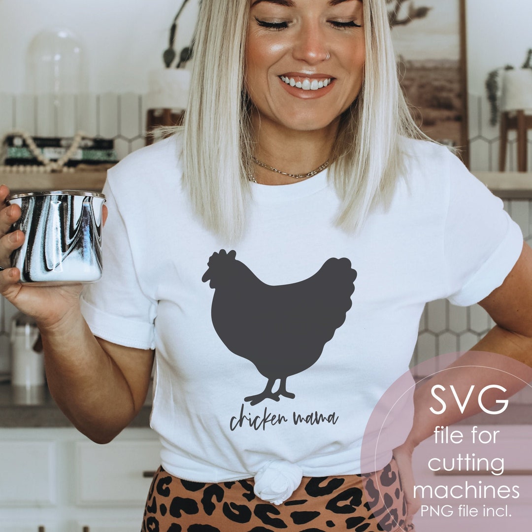 Chicken Mama Svg, Crazy Chicken Lady Svg, Chicken SVG, Mom SVG File ...