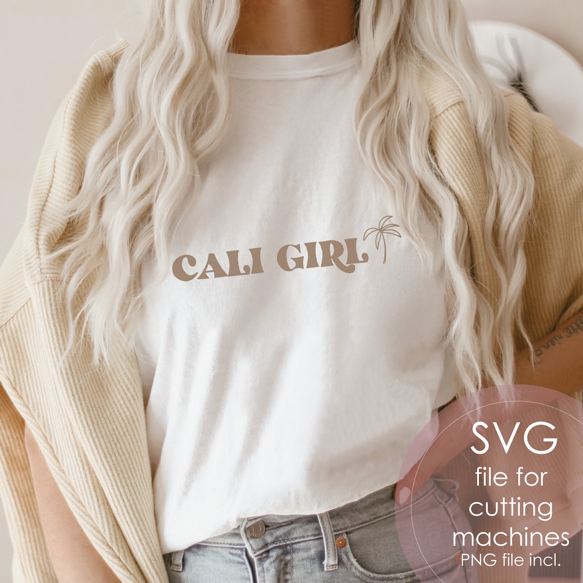Cali Girl SVG California Png Los Angeles Svg Positive SVG - Etsy