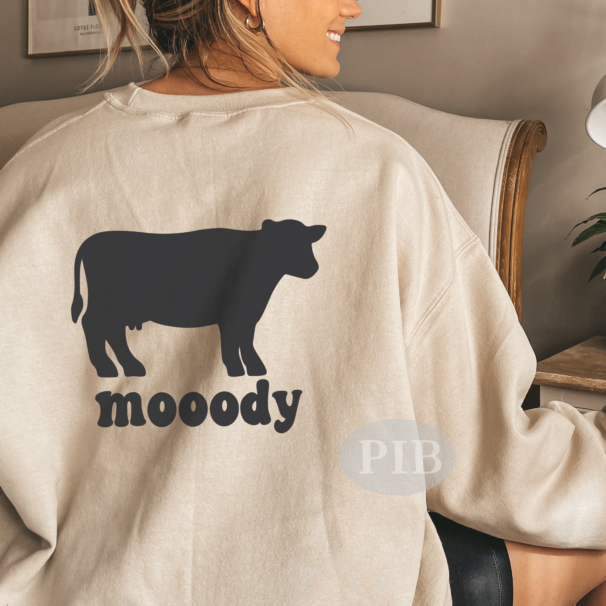 Moody SVG PNG Funny Cow Svg Sassy Farm Girl Girl Boss - Etsy