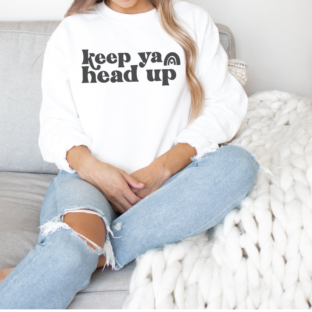 Keep Ya Head up Svg, Keep Your Head up Png, Positive Svg, Yoga Svg ...