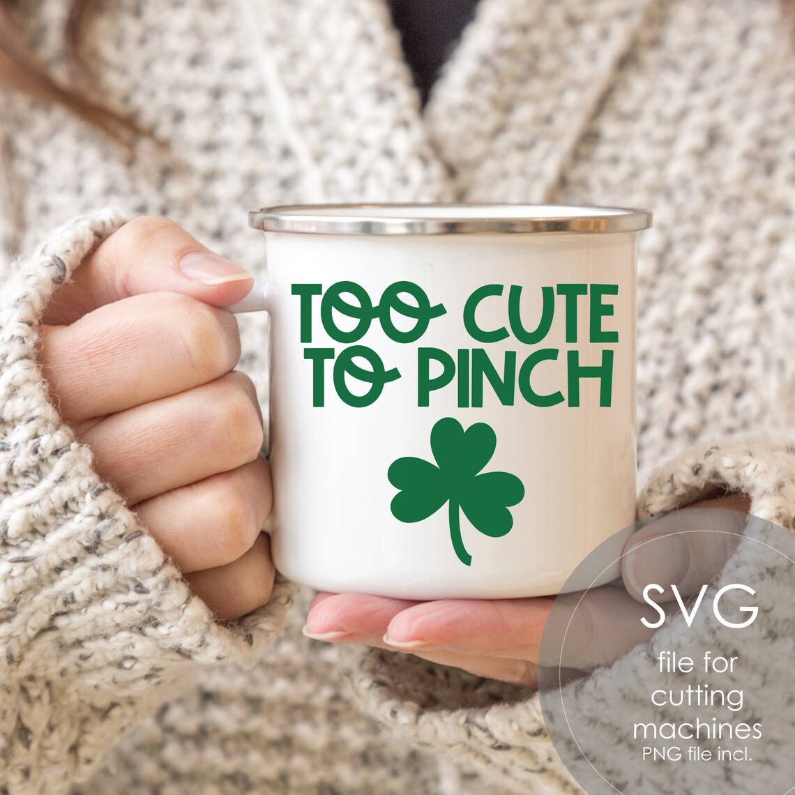 St Patricks Day SVG Too Cute to Pinch SVG Shamrock Svg Kid - Etsy