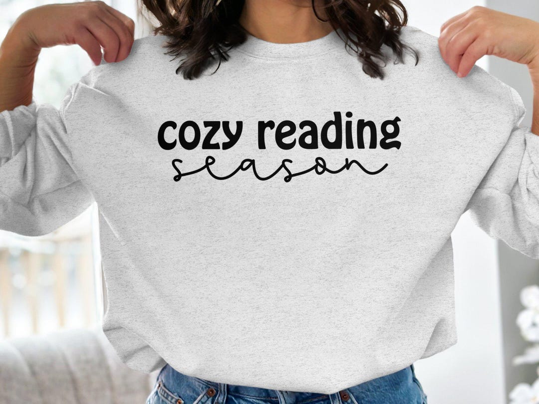 Cozy Reading Season PNG Clipart: Book Lover Design (digital Download ...