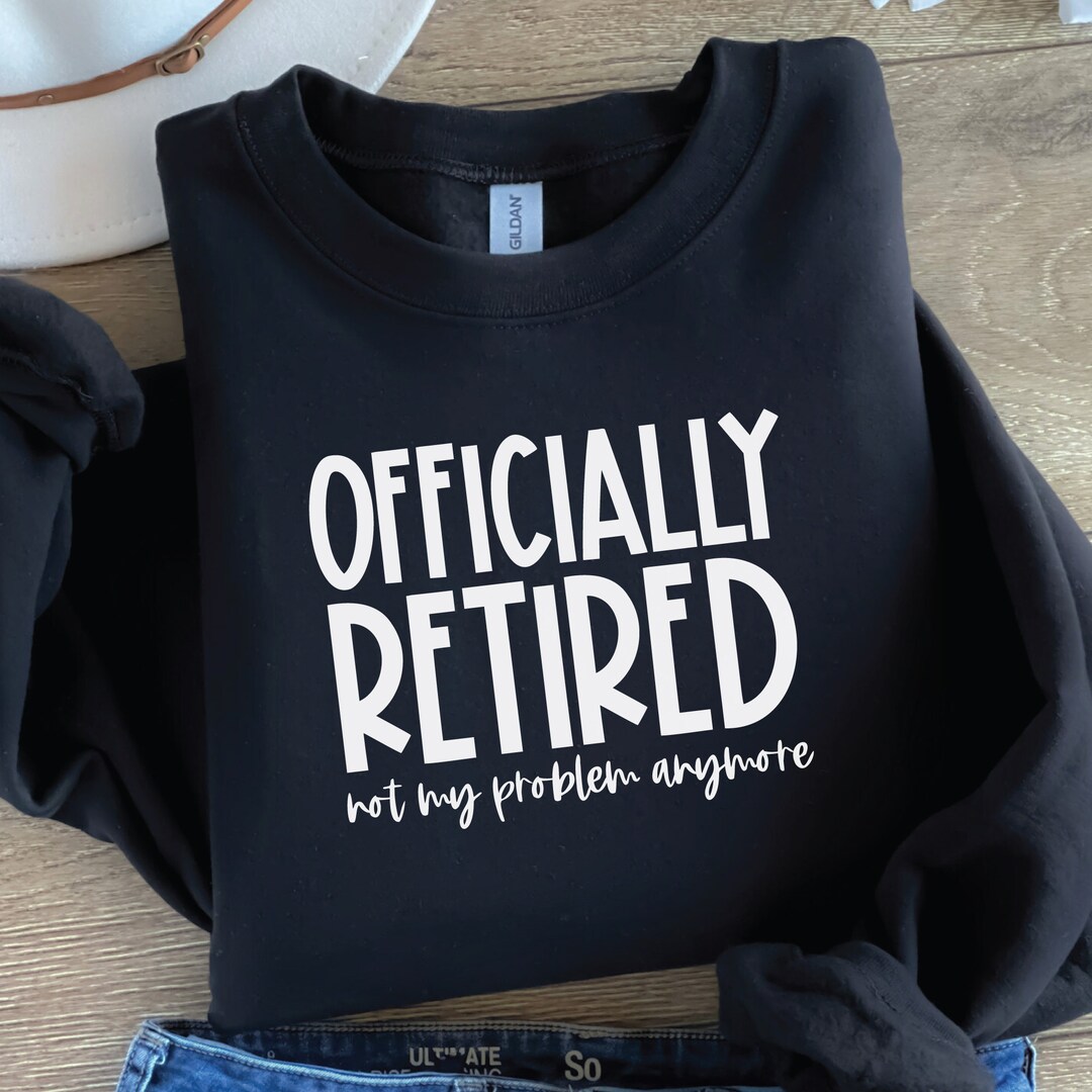Funny Retired SVG PNG, Officially Retired Svg, Retirement Shirt Svg ...