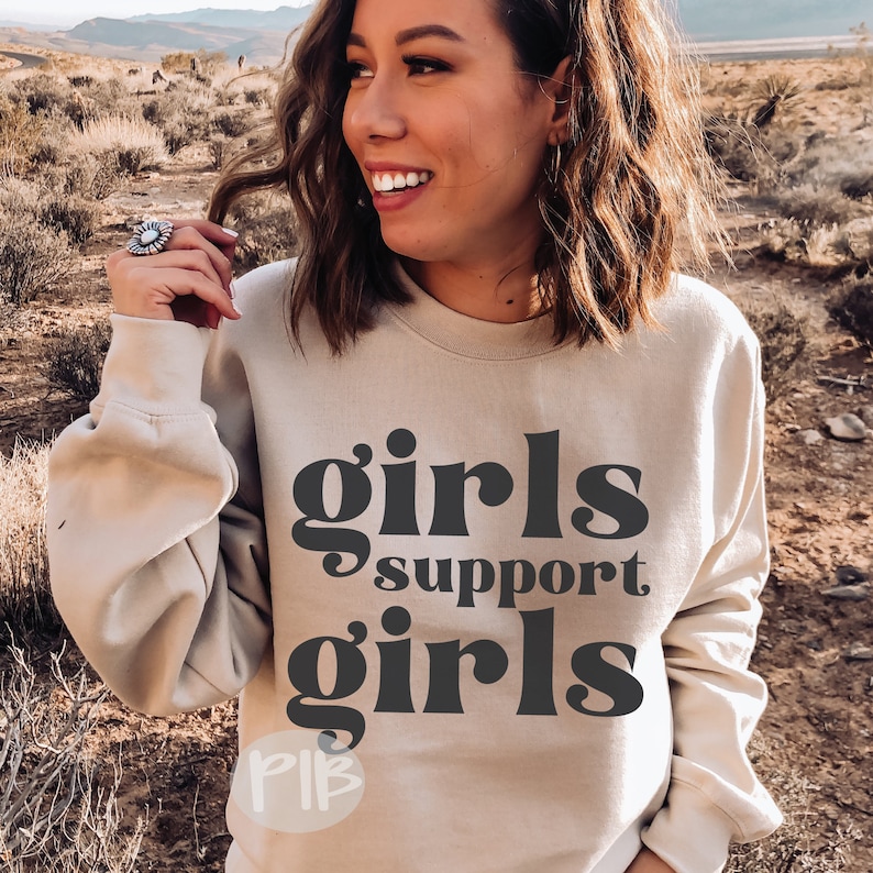 Girls Support Girls Svg Girlfriends Svg Feminist Svg | Etsy