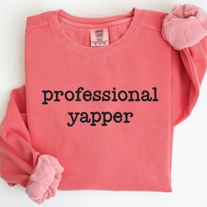 Professional Yapper Sarcastic SVG: Funny Teen Shirt Design (digital ...