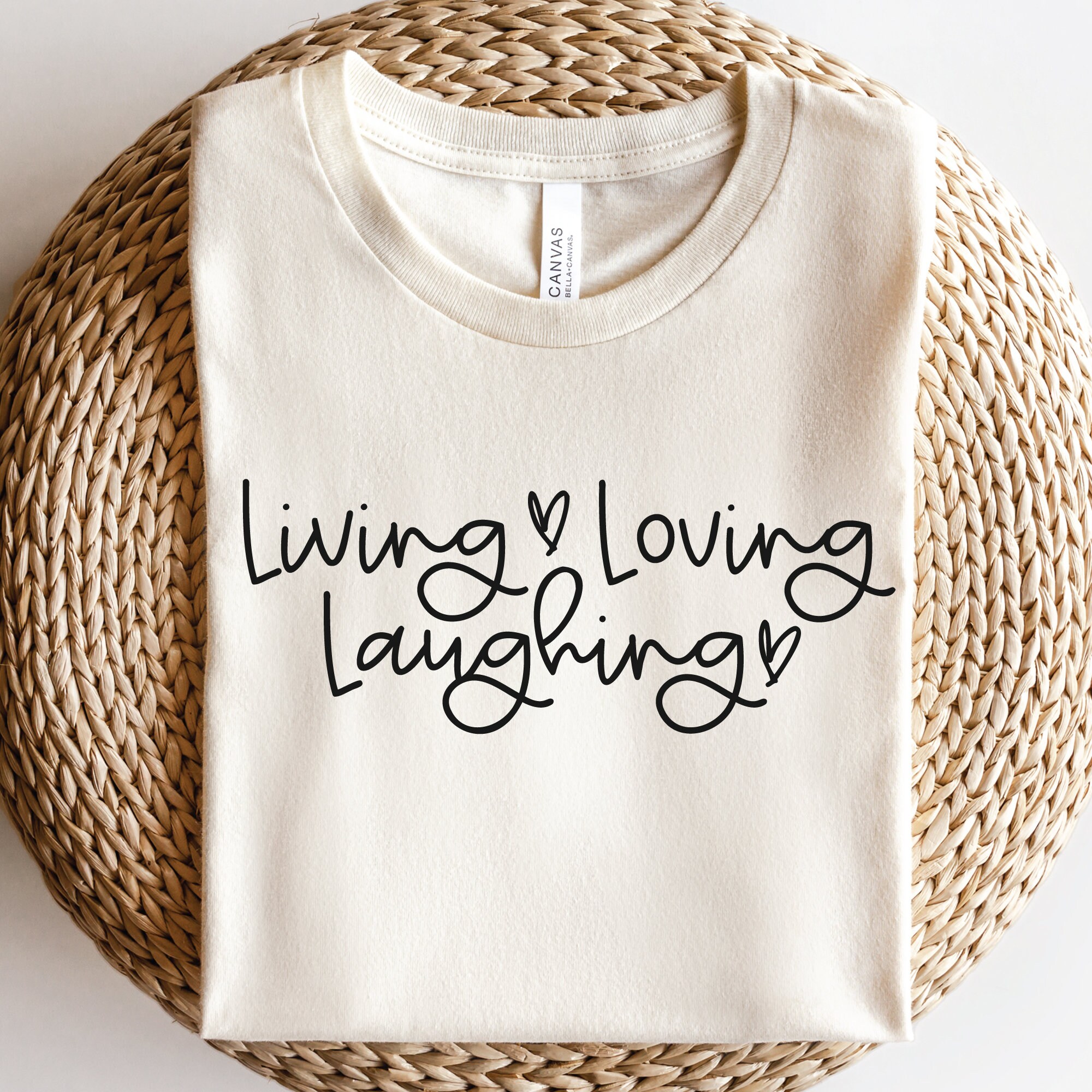 Living Loving Laughing SVG Love Png Svg Files for Cricut - Etsy