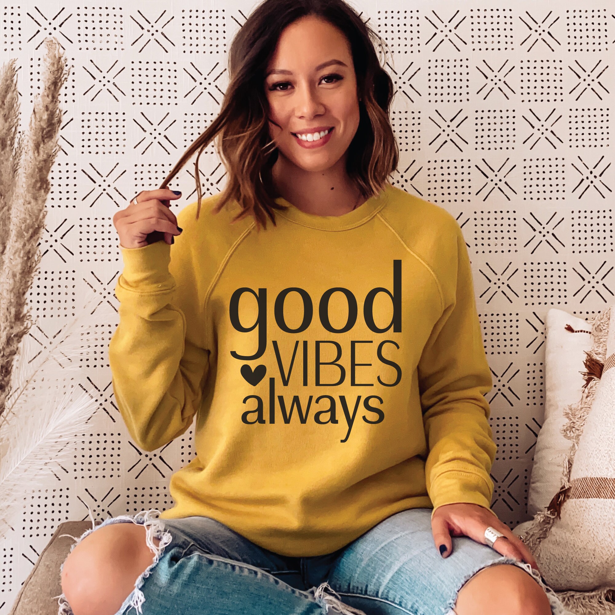 Good Vibes Always Svg Yoga Svg PNG & SVG Digital Cut File - Etsy