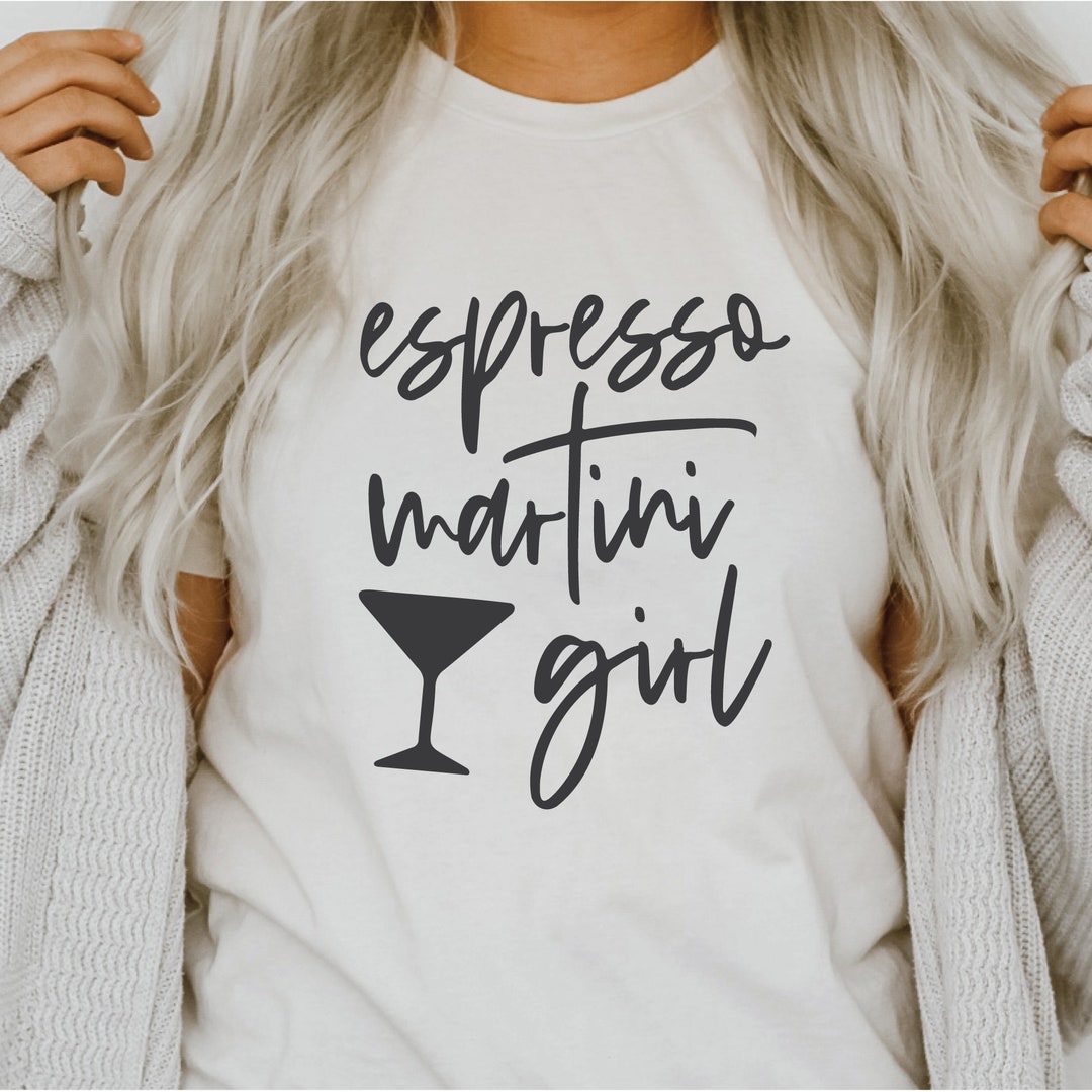 Espresso Martini Girl SVG PNG: Alcohol Design, Cricut File (digital ...