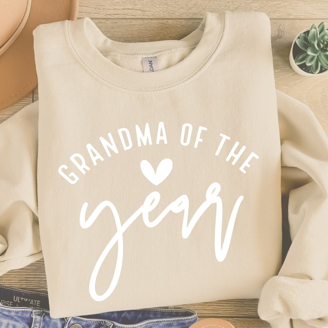 Grandma of the Year SVG PNG | Mother's Day Gift (digital Cut File) - Etsy
