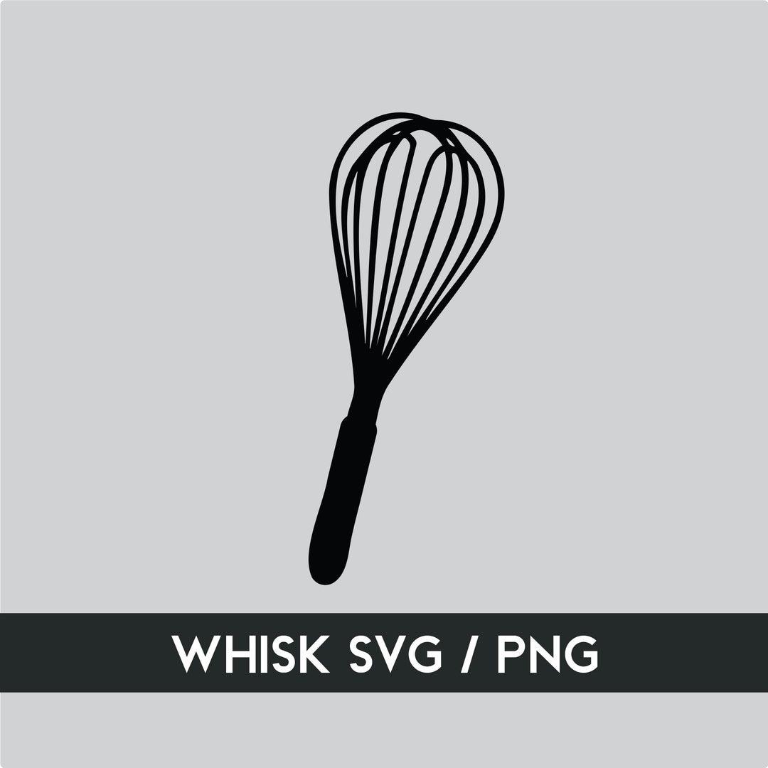 Baking Whisk PNG SVG, Whisk Clip Art, Sublimation Whisk Clipart for ...