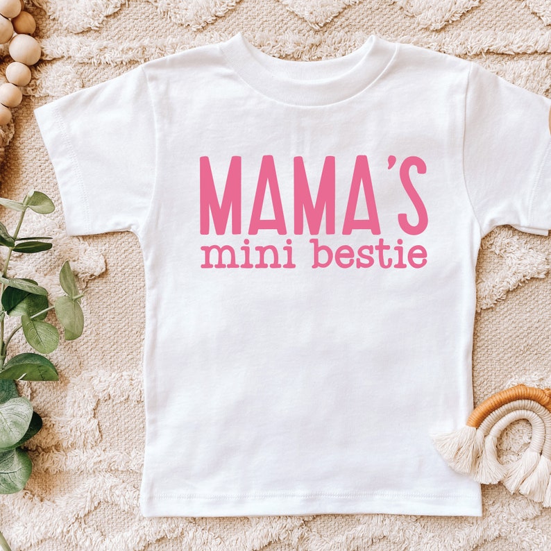 Mama's Mini Bestie Svg Mama's Girl SVG Daughter - Etsy