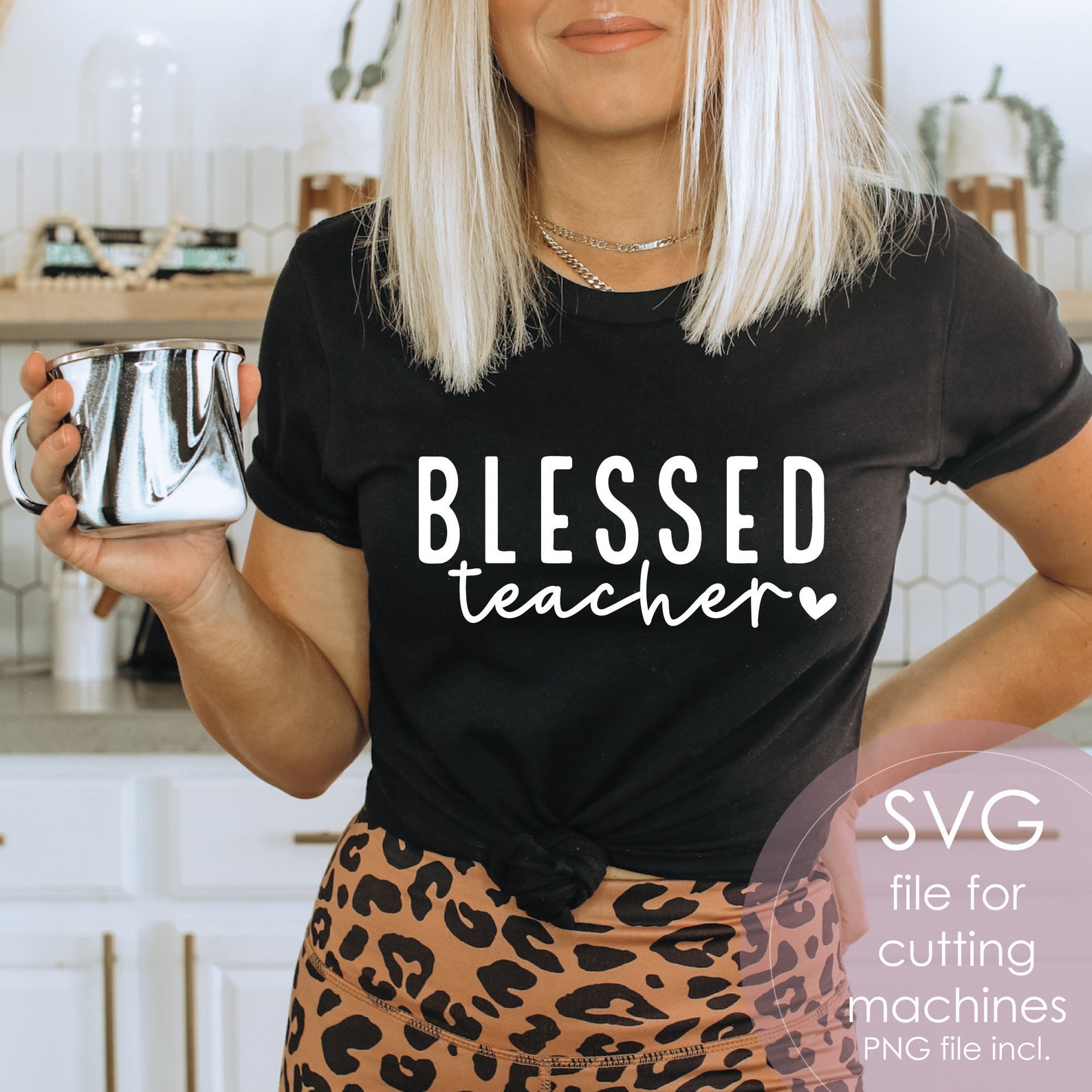 Blessed Teacher SVG Teacher Gift for Teacher Appreciation & - Etsy