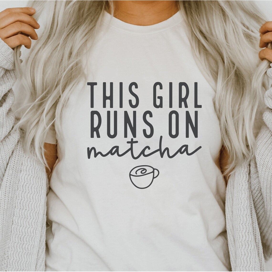 Matcha Tea Svg This Girl Runs on Matcha SVG Funny Tea Lover - Etsy