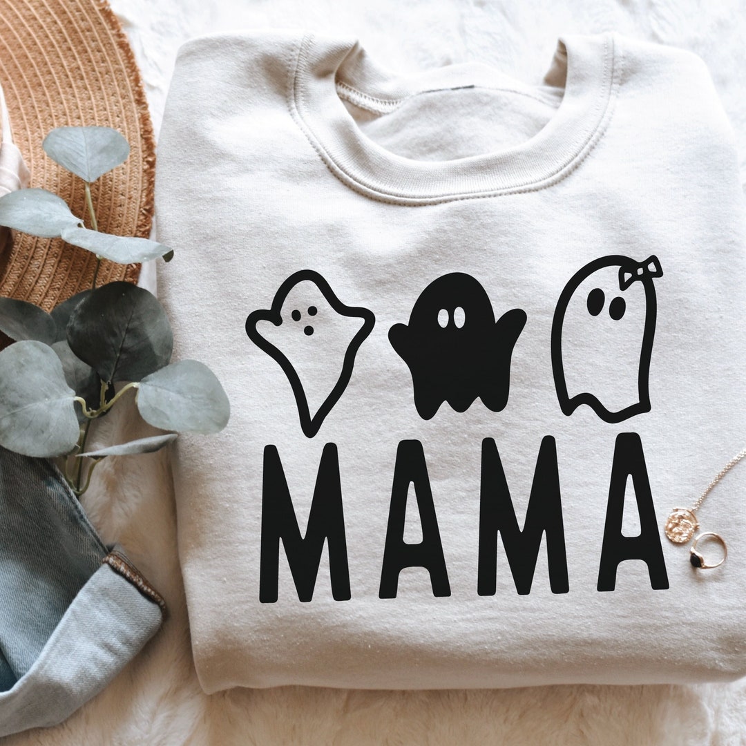 Ghost Mama SVG PNG Halloween Shirt Svg Fall Decor Ghost Svg Fall Signs ...