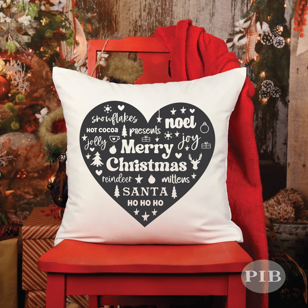 Merry Christmas SVG PNG | Heart Svg | Reindeer Svg | Holiday Star ...